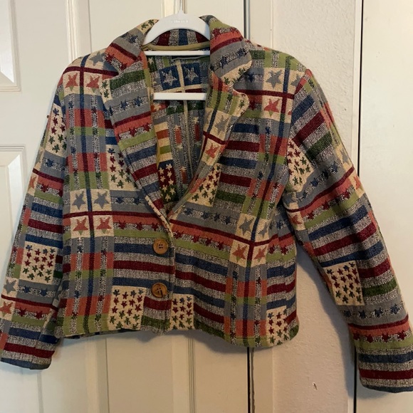 New Identity | Jackets & Coats | Vintage New Identity Cropped Boho ...